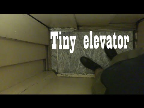 Smallest elevator! TINY Vintage Curtis Traction elevator @ 100 W 23rd ...