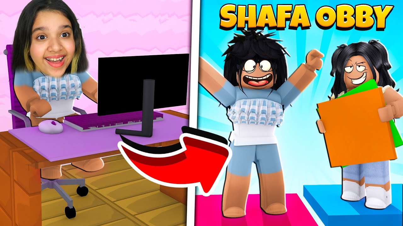 شفا صممت لعبة في روبلكس ! - YouTube