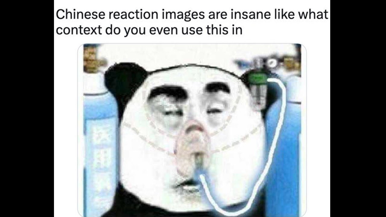Chinese reaction images are insane - YouTube