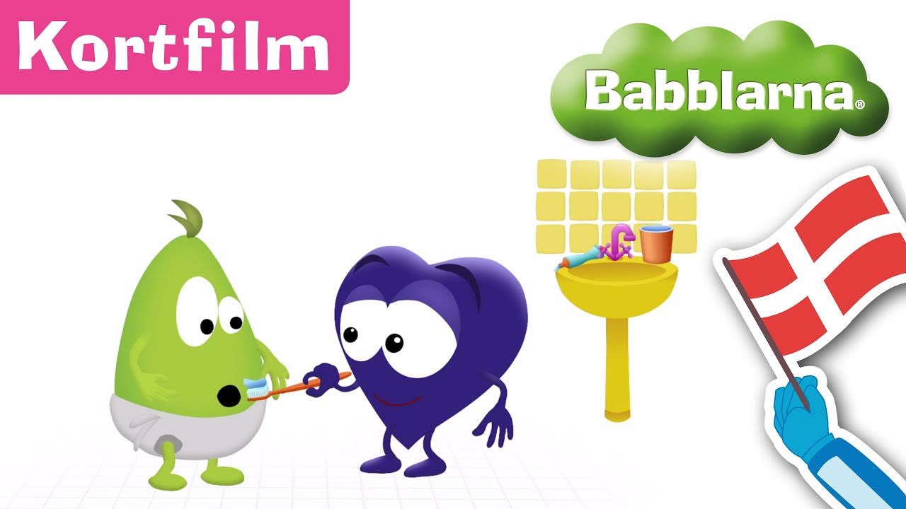 Babblarna kortfilm - Børste tænder (Dadda & Doddo) - YouTube