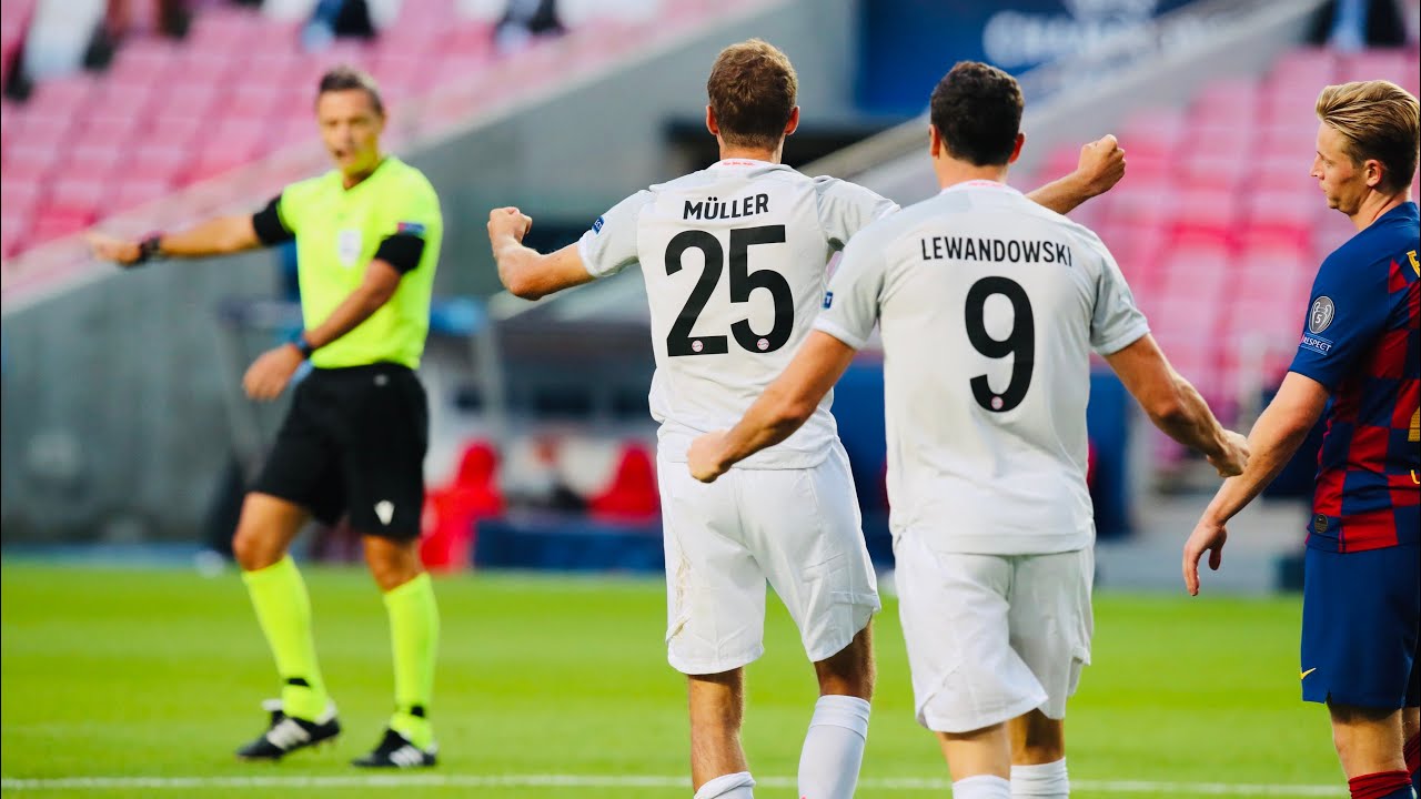 Fc Bayern Munich Vs Fc Barcelona | 8 - 2 | Uefa Champions League ...