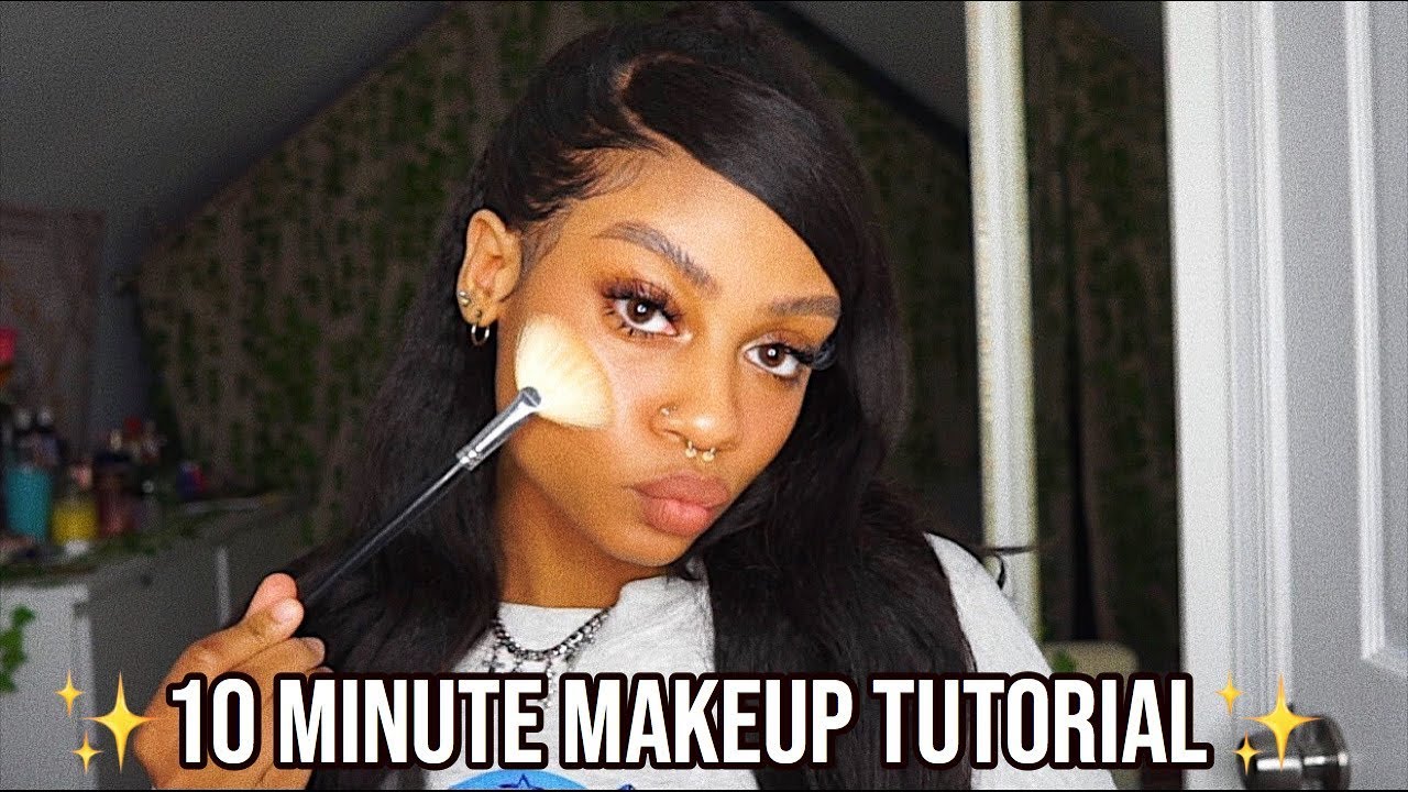 Quick & Easy 10 Minute Makeup Tutorial ♡ - YouTube
