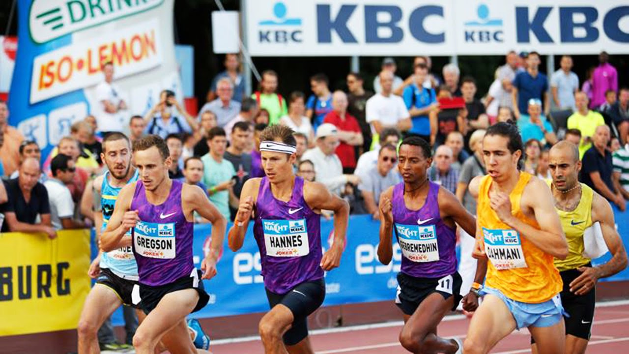Men's 1500m A KBC Night of Athletics Heusden 2015 - YouTube
