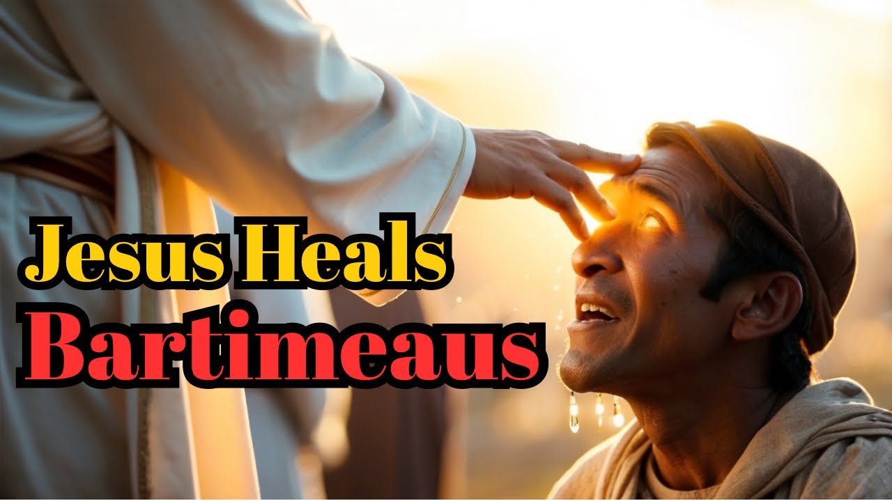 How Jesus Healed Blind Bartimaeus | Inspiring Bible Story of Faith in ...