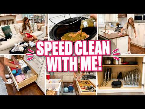 HOME ORGANIZATION IDEAS!!😍 CLEAN & ORGANIZE WITH ME | SPEED CLEANING MOTIVATION
