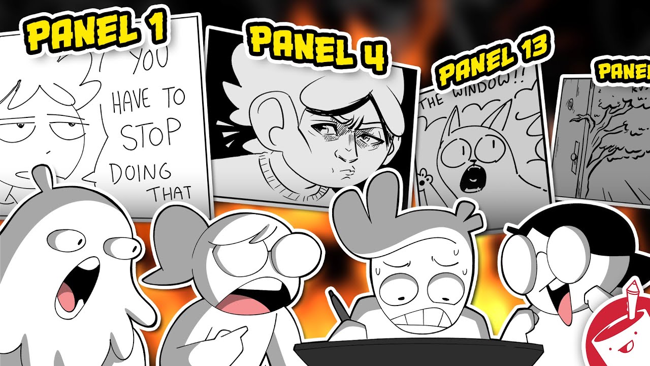 Drawing the LONGEST COMIC We Can in 2 HOURS - YouTube