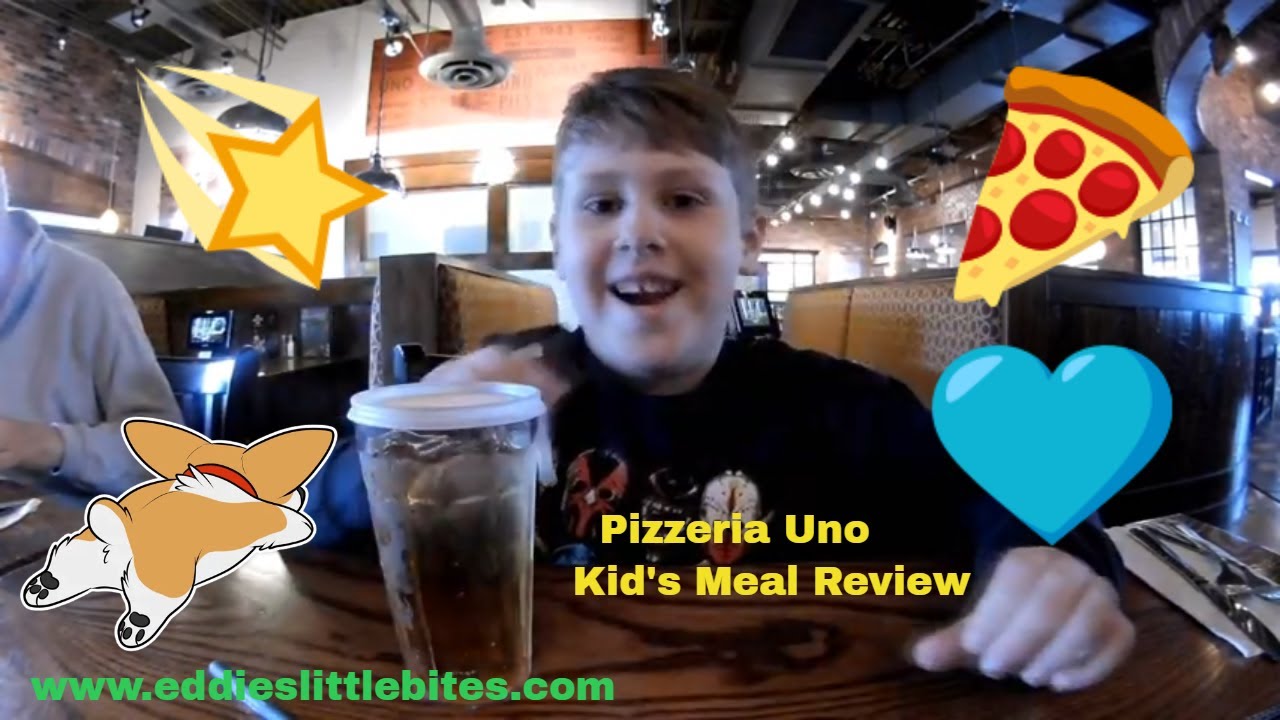 Pizzeria Uno Kid's meal review: Eddie's Little Bites - YouTube