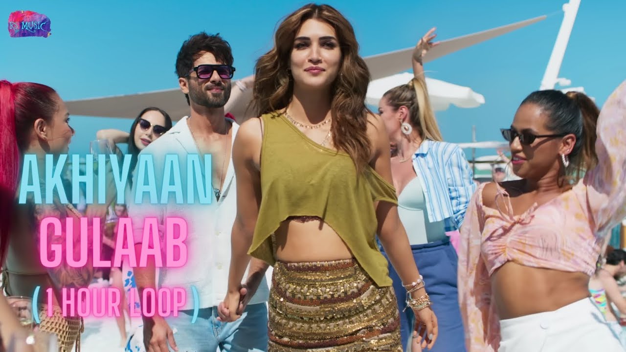 Akhiyaan Gulaab (1 hour loop) - YouTube