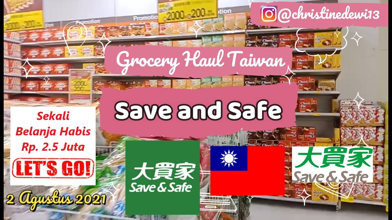 Belanja di Save and Safe Taiwan #Taichung #ChristineDewi #Taiwan # ...