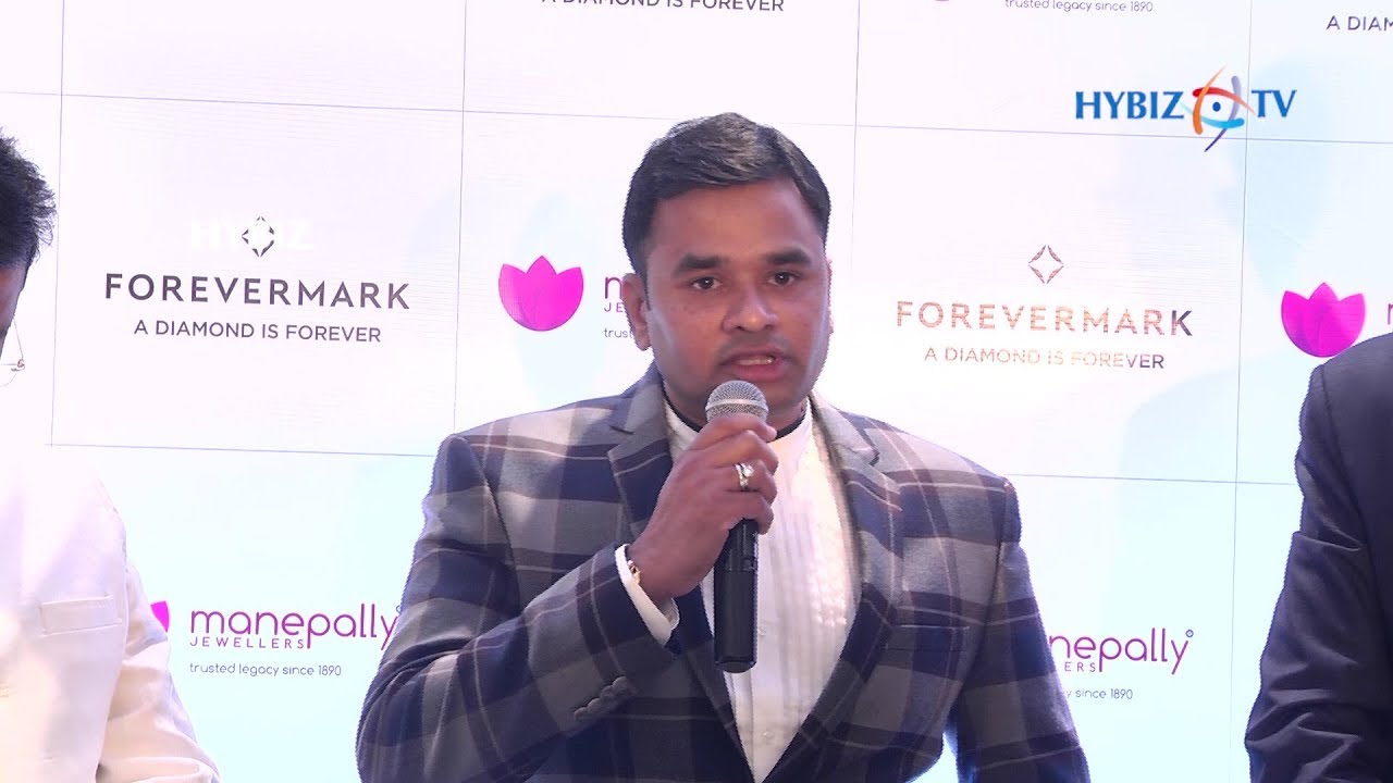Murali Krishna | Manepally Jewellers launches Forevermark in Hyderabad ...