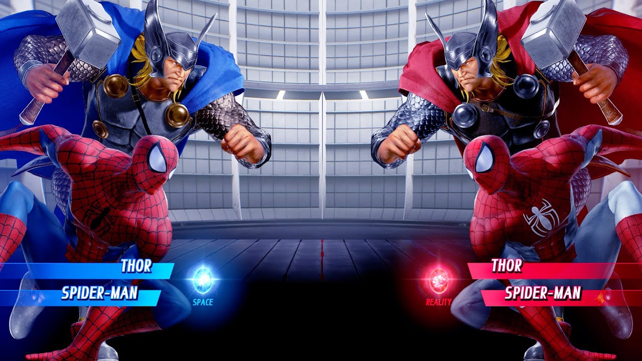 Thor & Spiderman vs Thor & Spiderman (Very Hard) - Marvel vs Capcom ...
