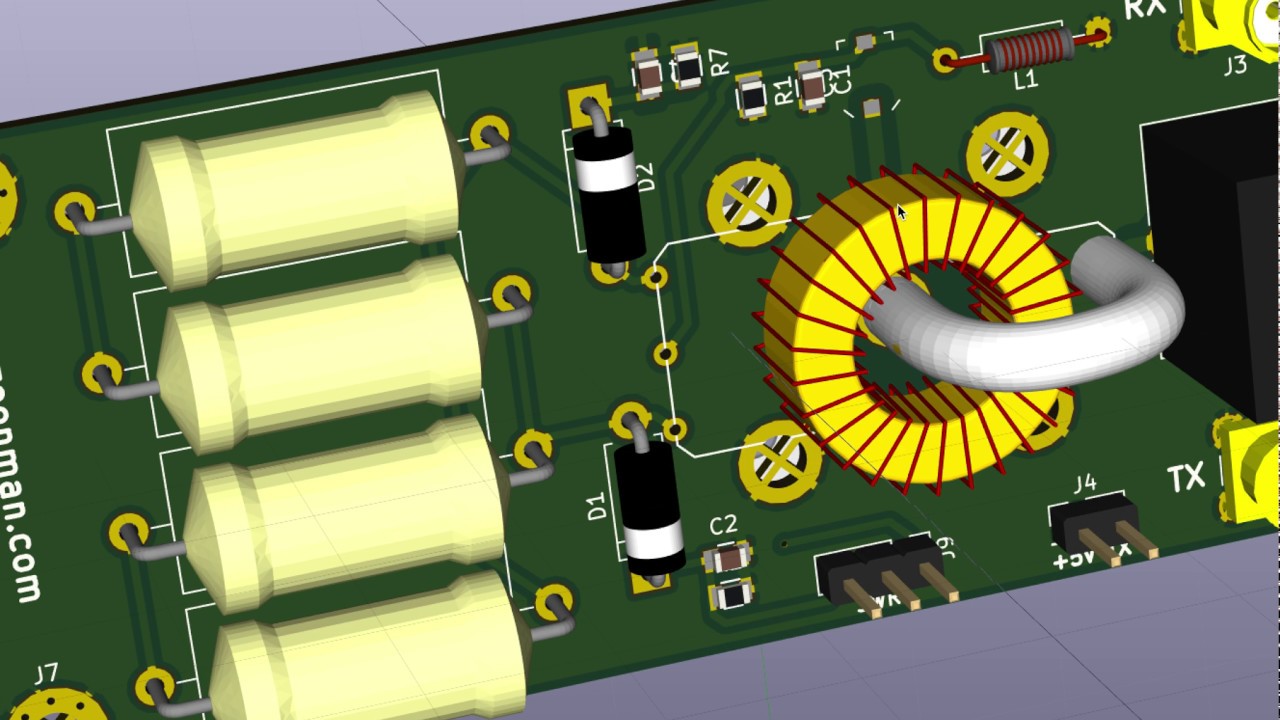 SWR Meter PCB - YouTube