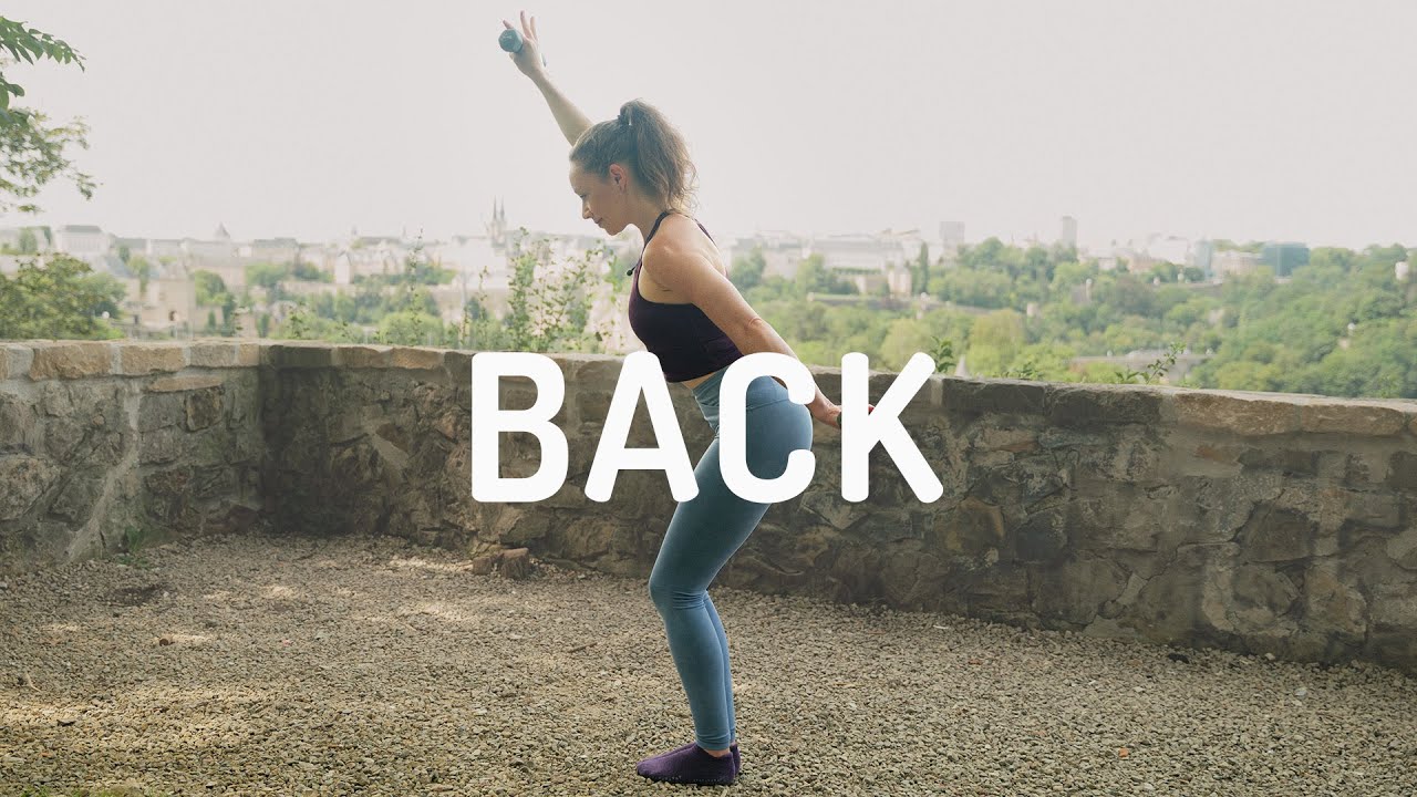 Barre for Back Strength | Ballet & Pilates Inspired Workout - YouTube