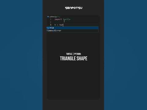 Python Turtle Triangle Pattern - YouTube
