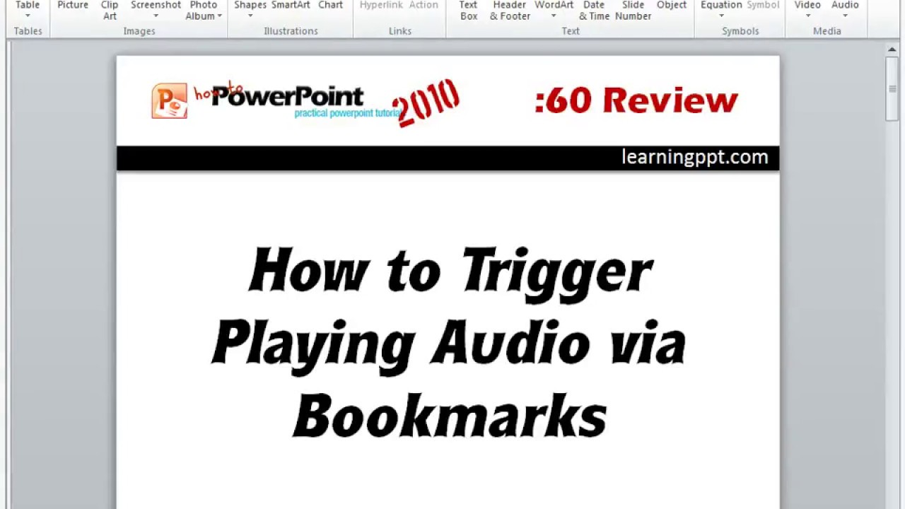 How To Trigger Animations Using Bookmarks In PowerPoint YouTube How To Trigger Animations Using Bookmarks In PowerPoint YouTube
