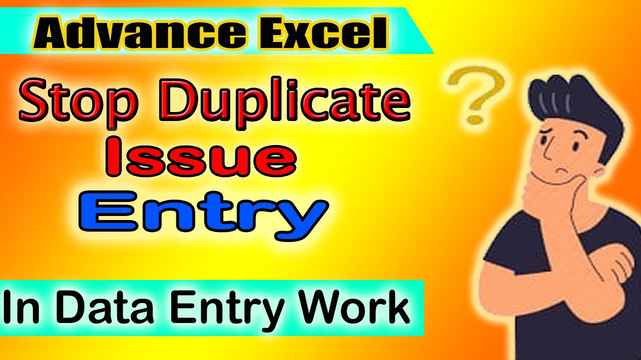 Duplicate Entry In Excel Stop Duplicate Entry In Excel Permanent Duplicate Entry In Excel Stop Duplicate Entry In Excel Permanent