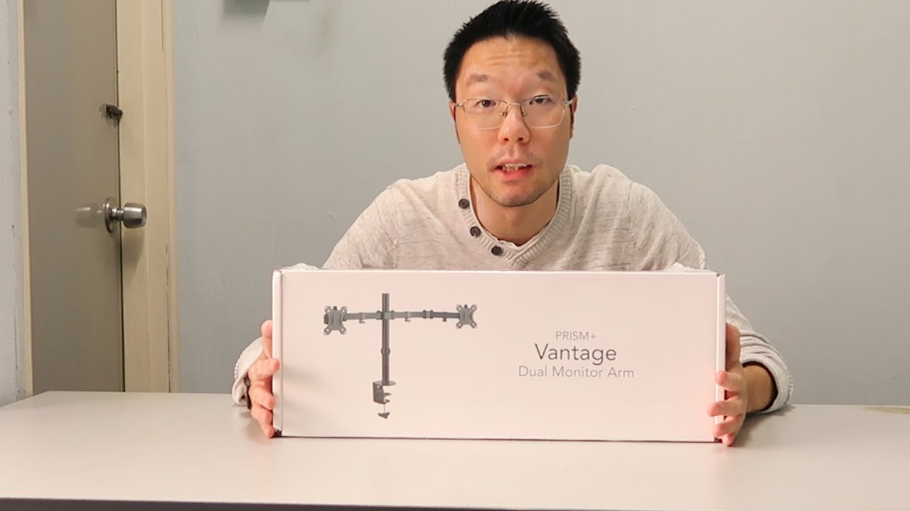 PRISM+ Dual Monitor Arm Unboxing and Setup (2023) - YouTube