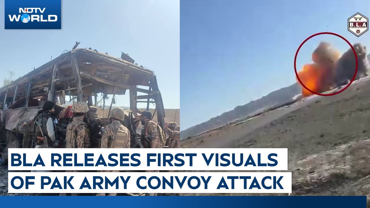 BLA Attack Video | Baloch Liberation Army Releases First Video Of Pak ...