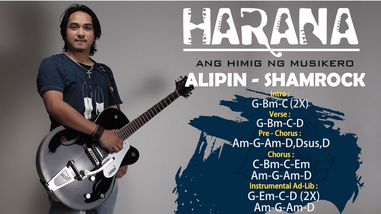 Alipin - Sh@mrock (Acoustic Cover with Easy Guitar Chords) - YouTube