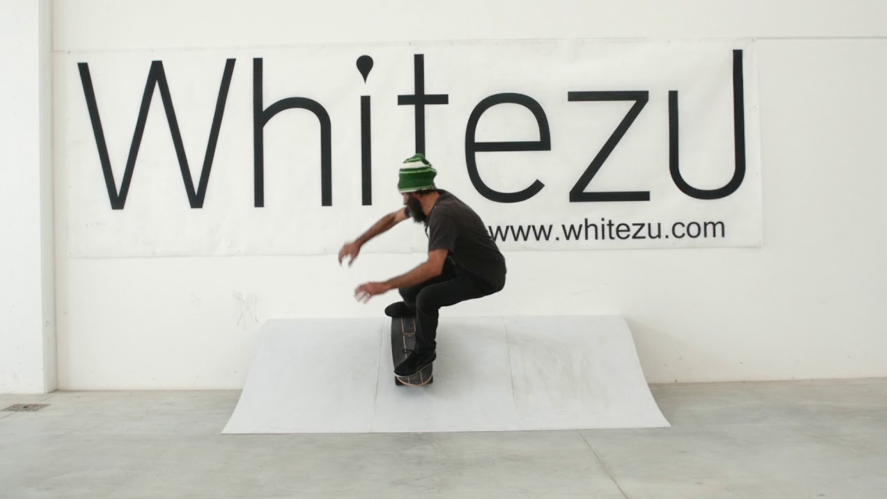 Front Side Bottom Turn Re-entry with surfskate and 3 Whitezu ONDAzero ...