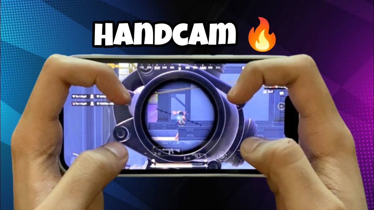 iPhone 12 HandCam 🔥 / Pubg Test / HDR + 60FPS + GyroScope / 4 Finger ...