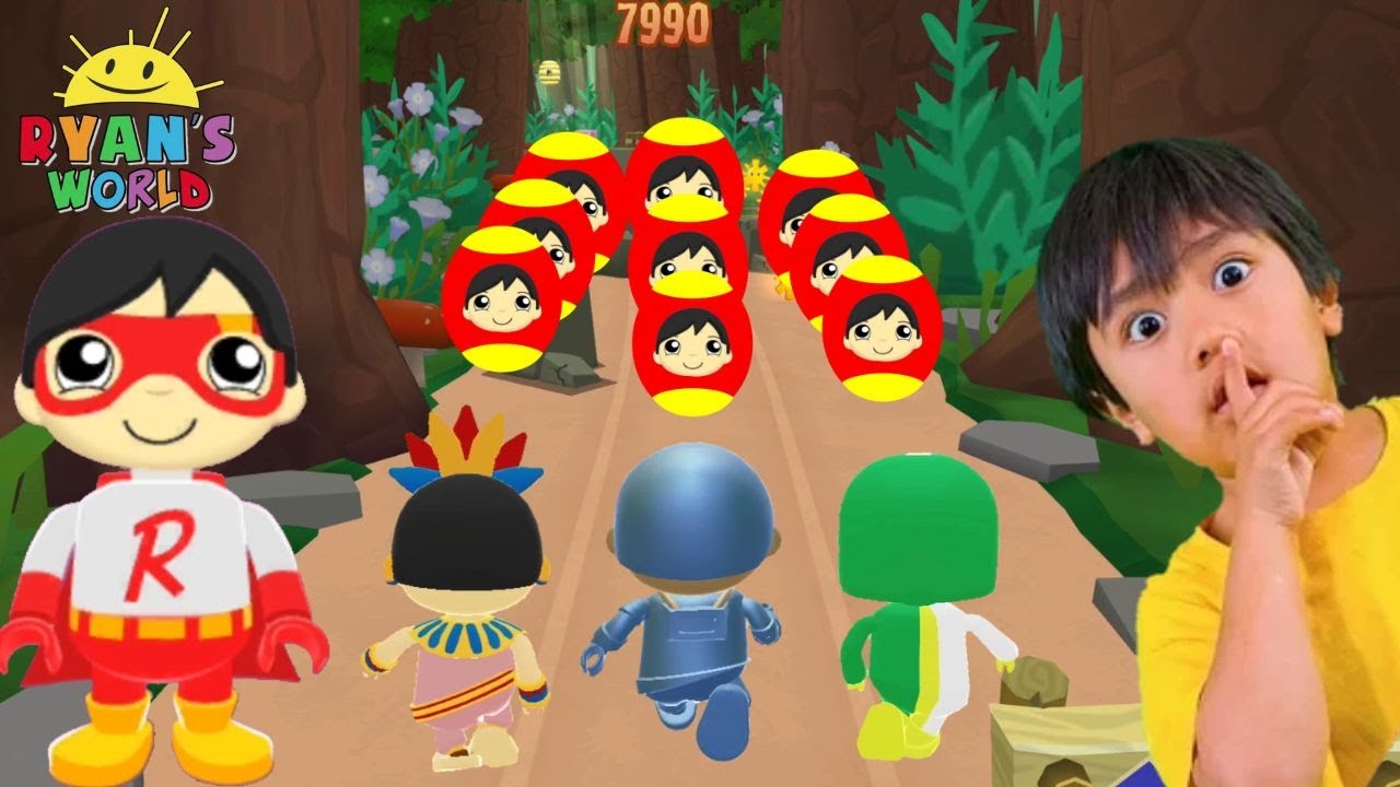 Tag with Ryan Egg 🥚- Cobalt Robo Ryan 🆚 Mexico Ryan 🆚 Rally Racer Ryan ...