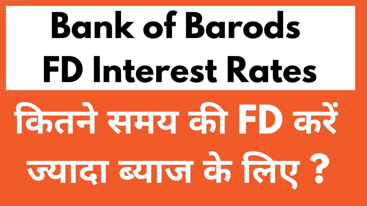 BOB FD Interest Rates November 2024 | Bank of Baroda Fixed Deposit ...