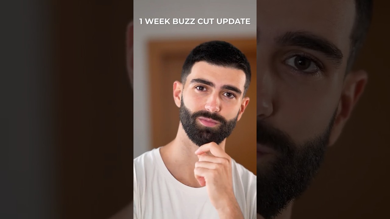1 WEEK BUZZ CUT UPDATE #buzzcut #menshair - YouTube