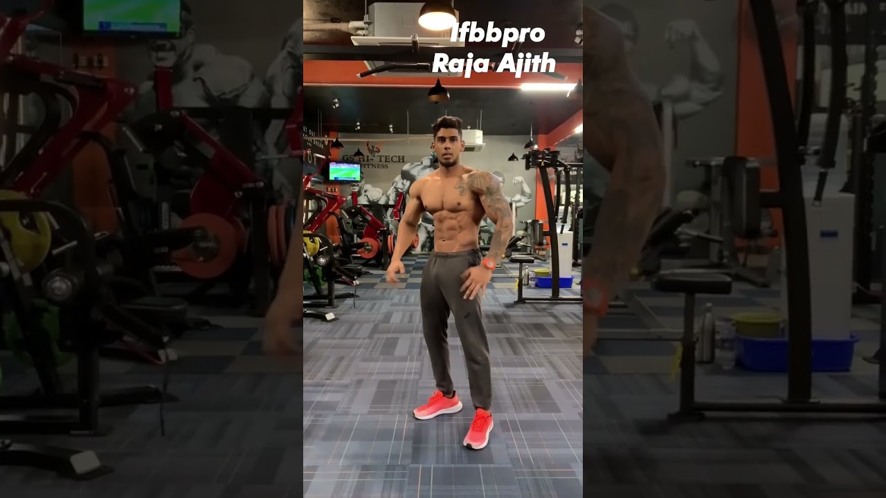 @RAJA AJITH #ifbbpro #bodybuilding #posing #mrbeast #gymmotivation # ...