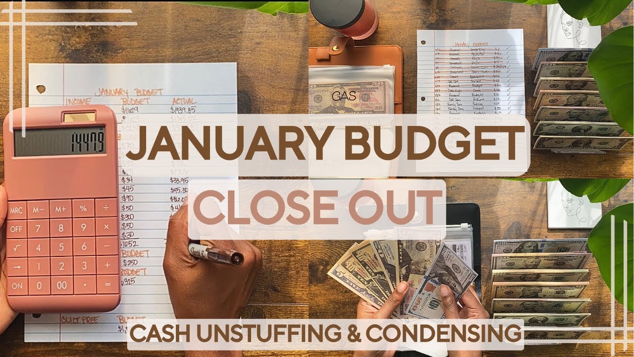January 2025 Budget Close Out | Conscious Spending Plan | Cash ...