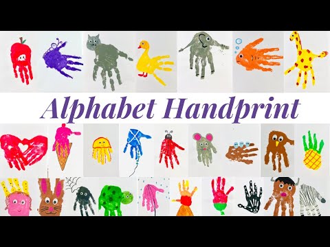 A-Z Handprint Art: A Playful Way to Learn the Alphabet – Urbaki Art