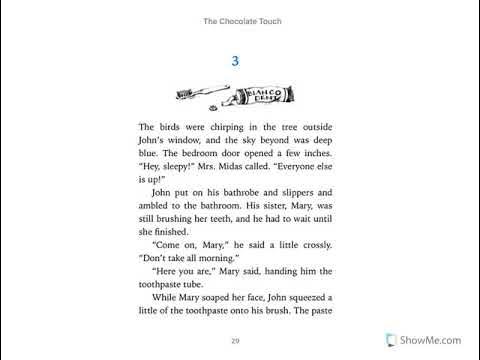 The Chocolate Touch chapters 2 and 3 - YouTube