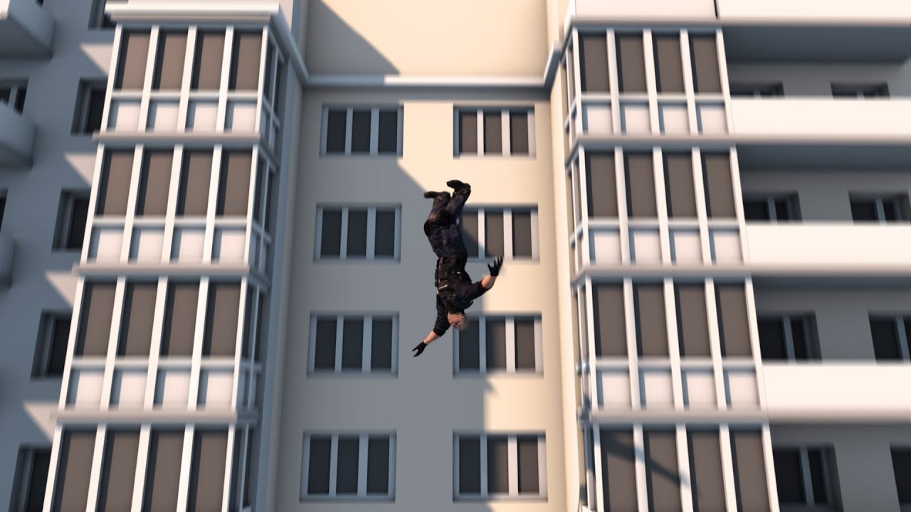 Green Screen Policeman Shot Falls from Building - Footage PixelBoom ...