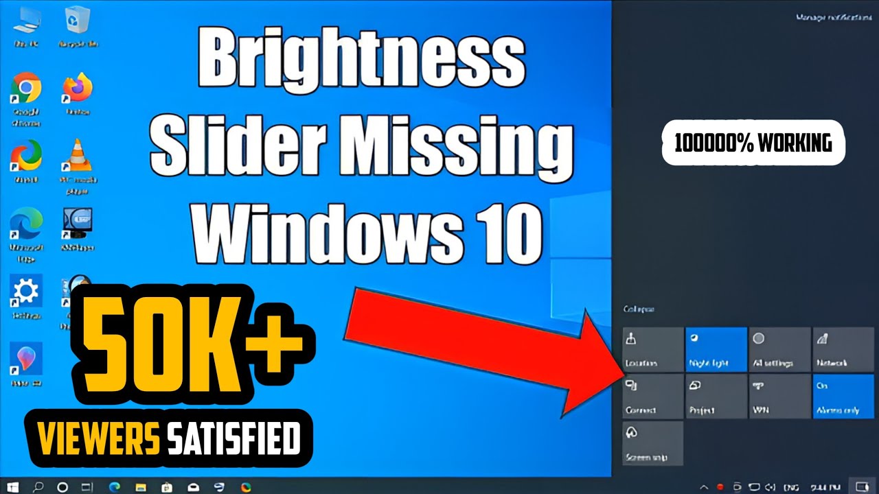 Brightness Slider Missing Windows 10,8,7/Brightness Not Working Desktop ...