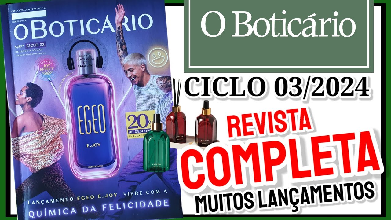 Revista o Boticário CICLO 03/2024 COMPLETA (MUITAS NOVIDADES BotiCARO ...