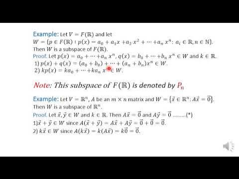 Linear Alg Lec 20 - YouTube
