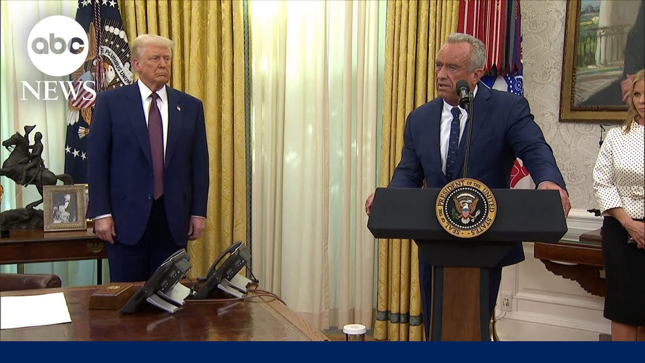 RFK Jr. sworn in as secretary of Health and Human Services - YouTube