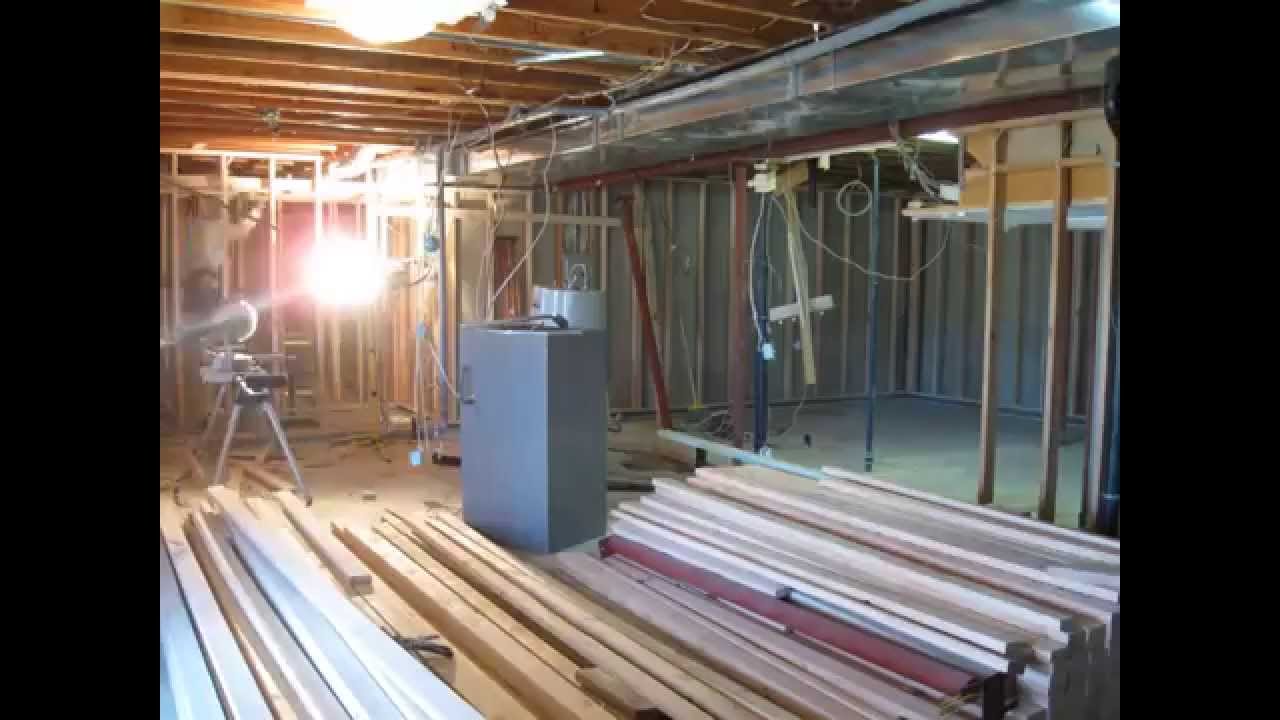 Basement Finish Time Lapse Video - YouTube