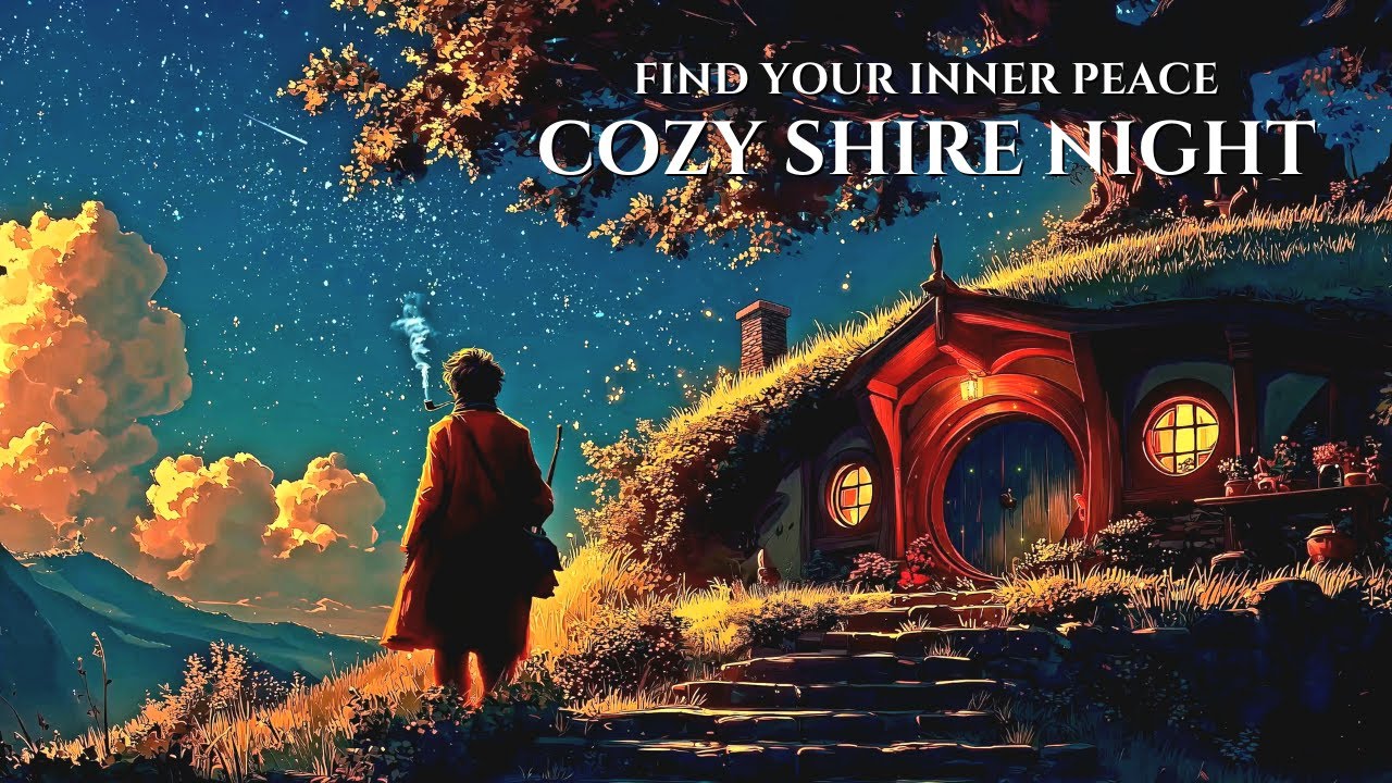 Starrry Shire Night Ambience | Medieval Music for Deep Relaxation ...