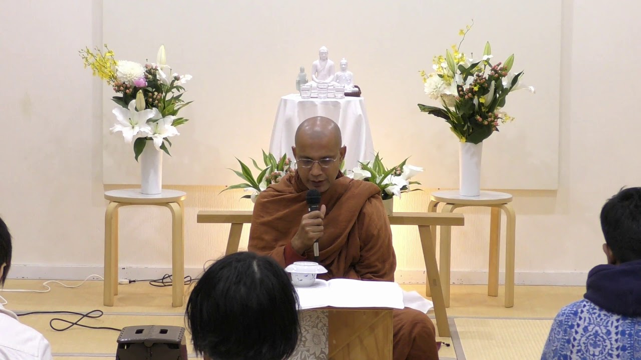 Meditation Retreat of Venerable Ariyananda Mahathero 2019 2nd day (日本語 ...