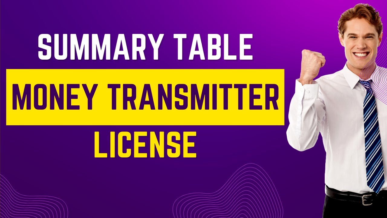 [378] US Money Transmitter License (MTL) Summary Table - YouTube