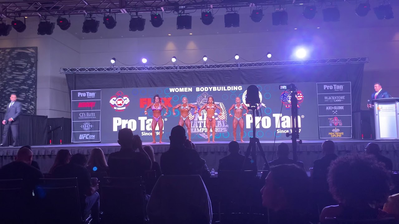 2020 national championship overall WOMENS bodybuilding comparisons ...