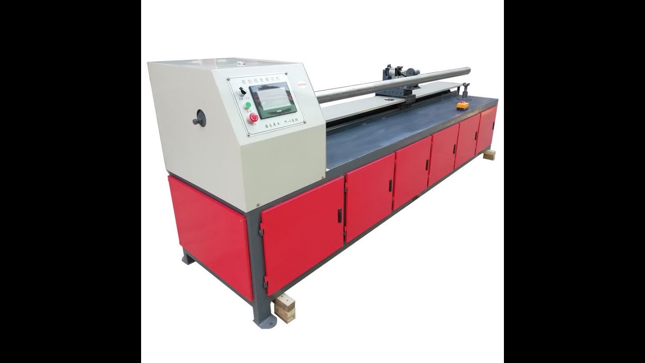 Paper Tube Slitting Machine - YouTube