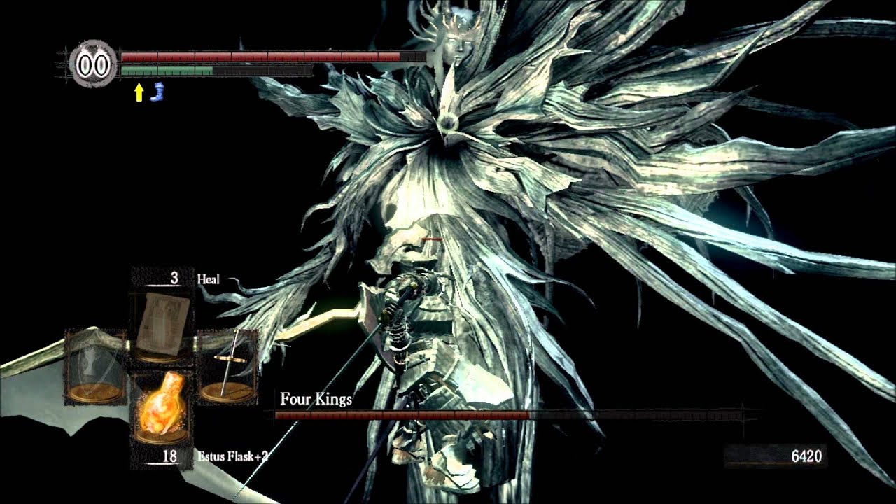 Dark Souls - The Four Kings (An Exercise in Inelegance) - YouTube