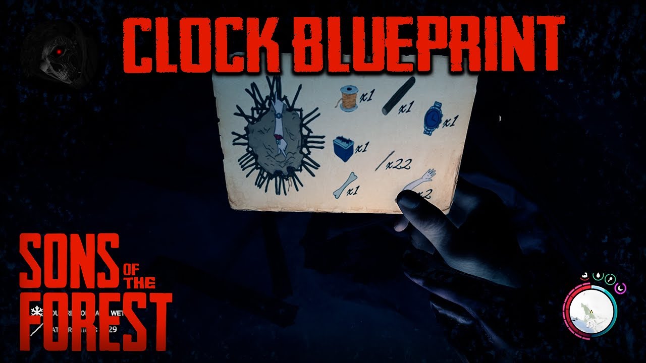 Sons of the forest | Ice Cave Blueprints - YouTube