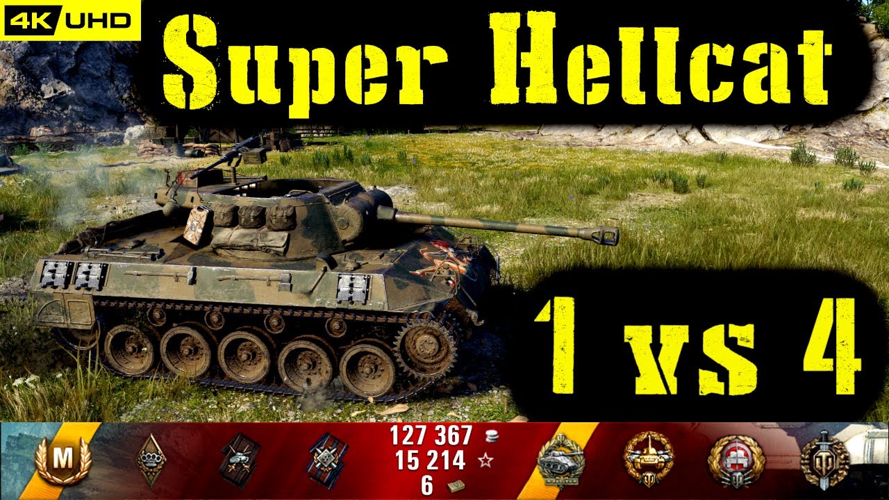 World of Tanks Super Hellcat Replay - 9 Kills 4.3K DMG(Patch 1.6.1) - YouTube