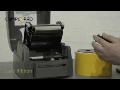 How to load a ComplyPro 4 Printer - YouTube