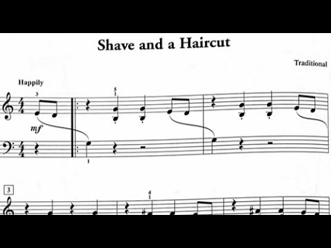 Faber Showtime - Favorites - pg. 18 - Shave And A Haircut - 88pts - YouTube