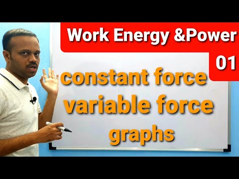 Work energy and power 01: workdone by constant force and variable force mechanics class 11