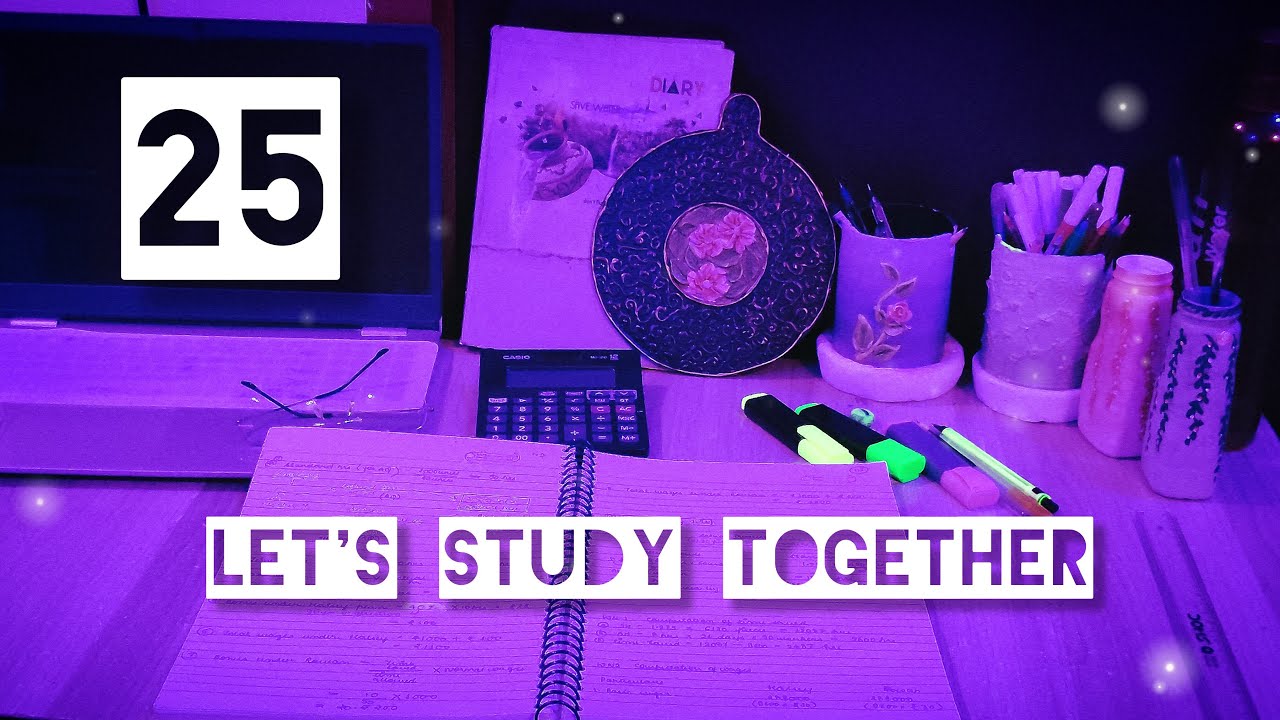 Let's Study Together - 25 | CA INTER STUDENT | #livestudywithme #aspirants #focusstudy #ca #cs # ...